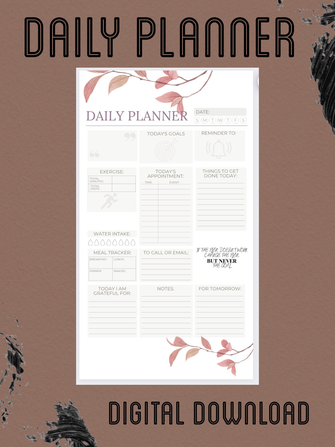 Chic to Do List Printable and Digital Download - Etsy