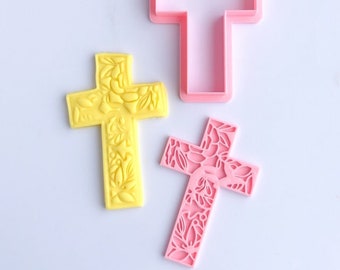 Christian Cross Jesus Embosser Stamp Cupcake Embosser Cookie Embosser ...