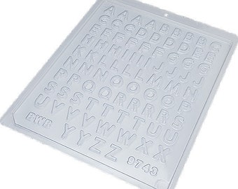 Mini Alphabet Chocolate Mold - Etsy