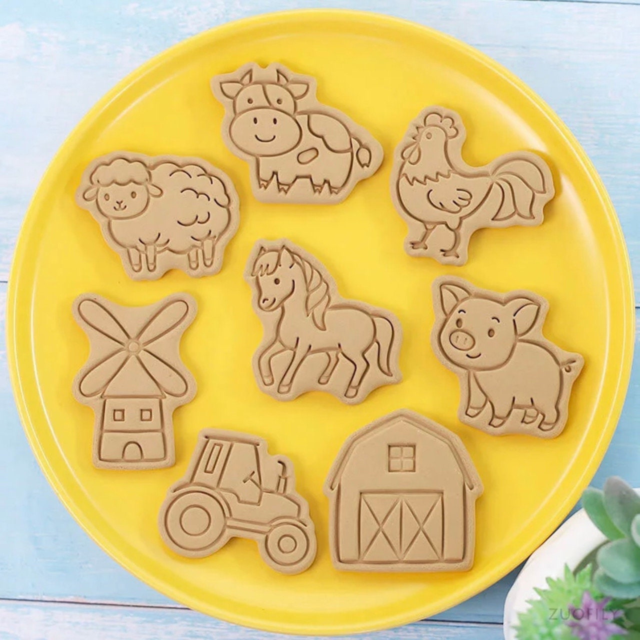 Farm Animal Cutter Set - Etsy