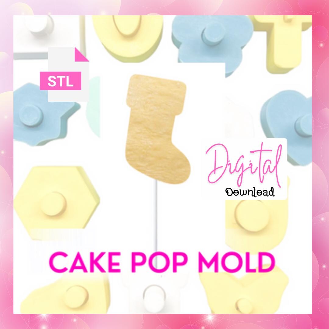 Christmas Stockings Cake Pop Mold Digital STL FILE - Etsy