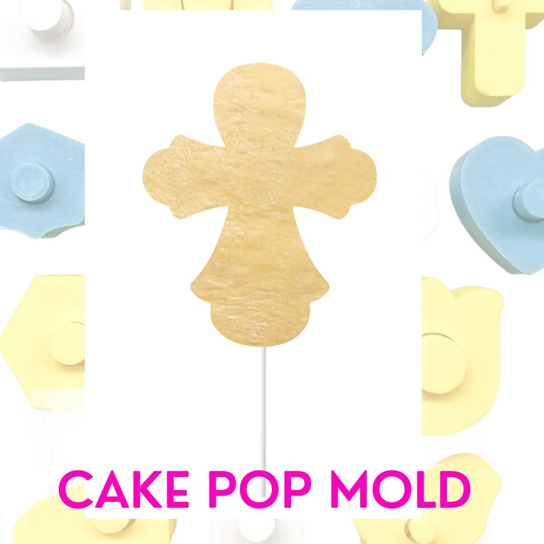 Fancy Decorative Cross Cake Pop Mold - Etsy