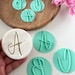 Alphabet Monogram Letter Pick Your Letter Fondant /cookie Embosser - Etsy