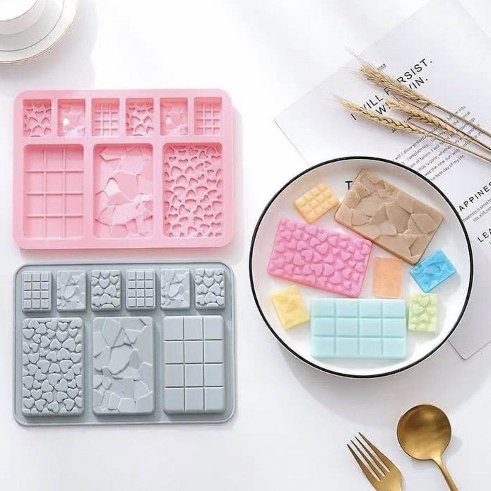 Mixed Mini Bar Silicone Mold Tray - Etsy