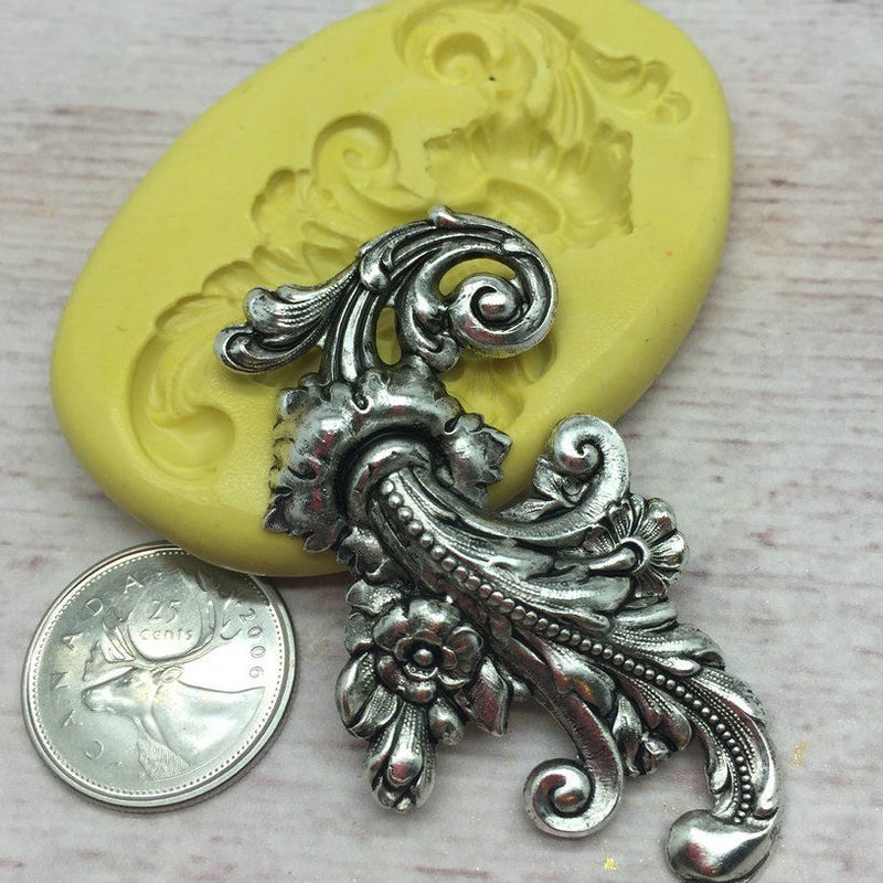 Flourish Mold - Etsy
