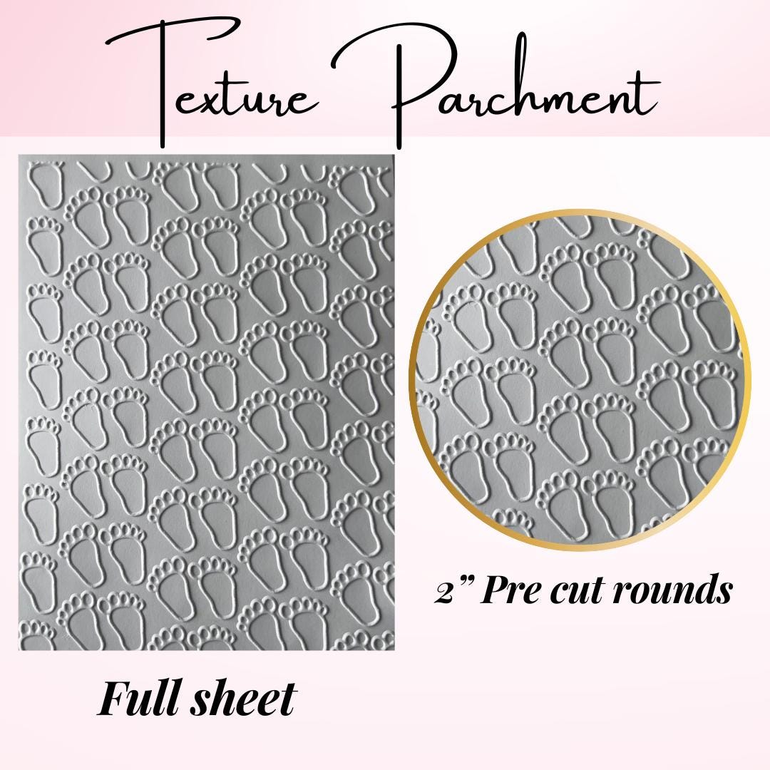 Baby Feet Texture Parchment for Embossing - Etsy