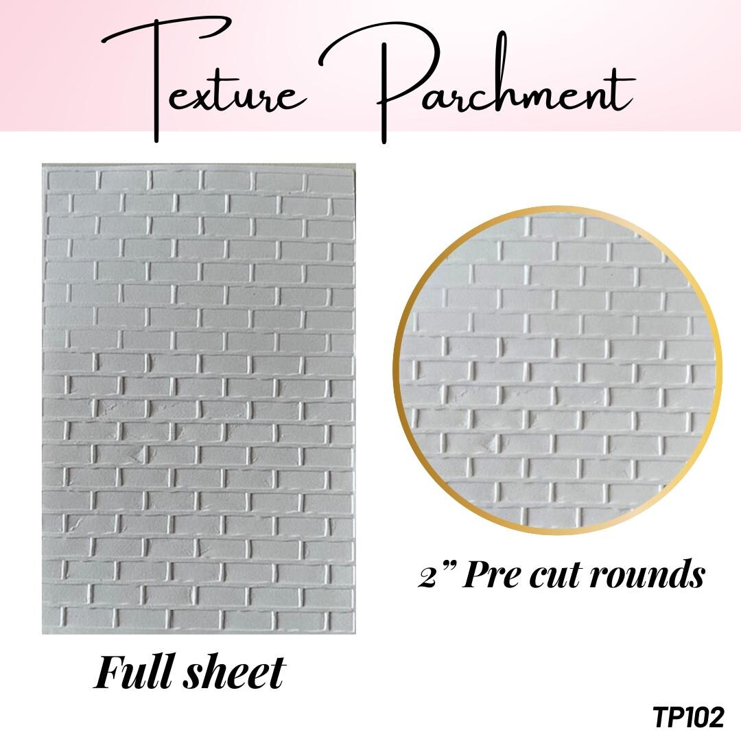 Brick Texture Parchment for Embossing - Etsy