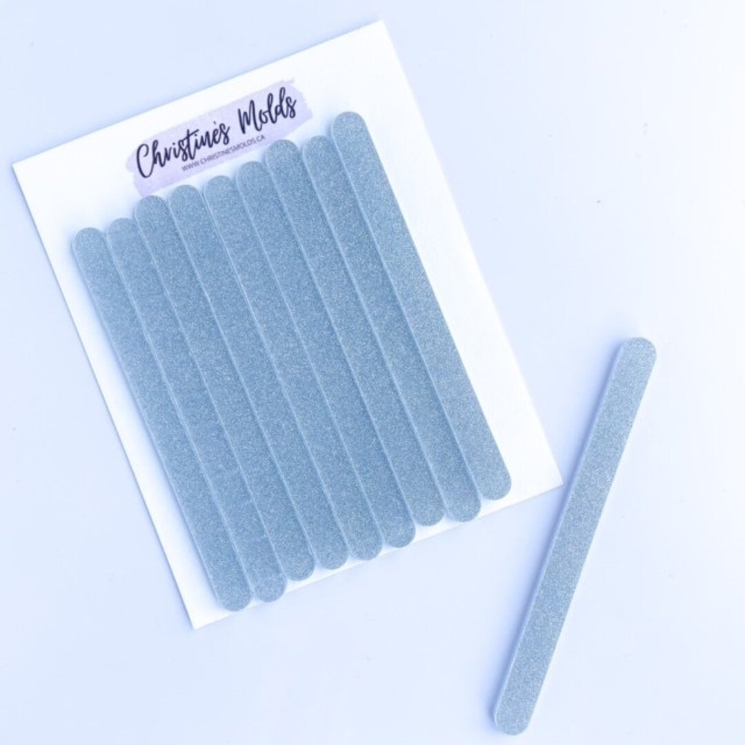 Silver Sparkle Acrylic Cakesicle / Popsicle Sticks - Etsy