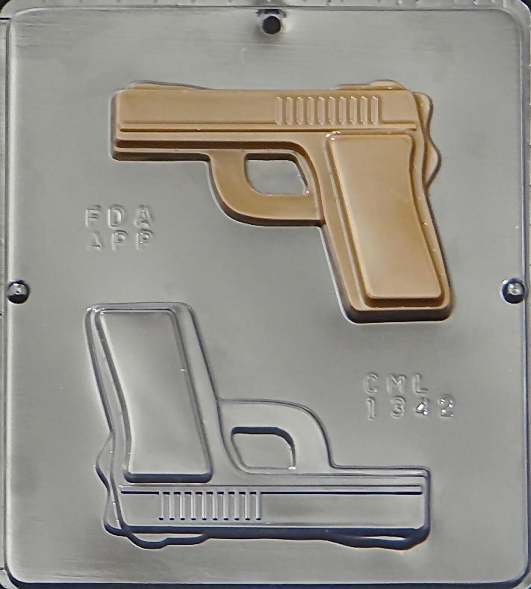 Handgun Semi-automatic Chocolate Candy Mold Police, - Etsy
