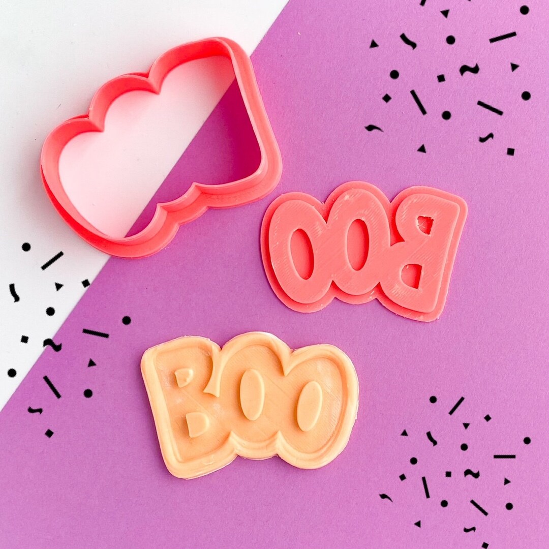 Boo Word Fondant /cookie Embosser - Etsy