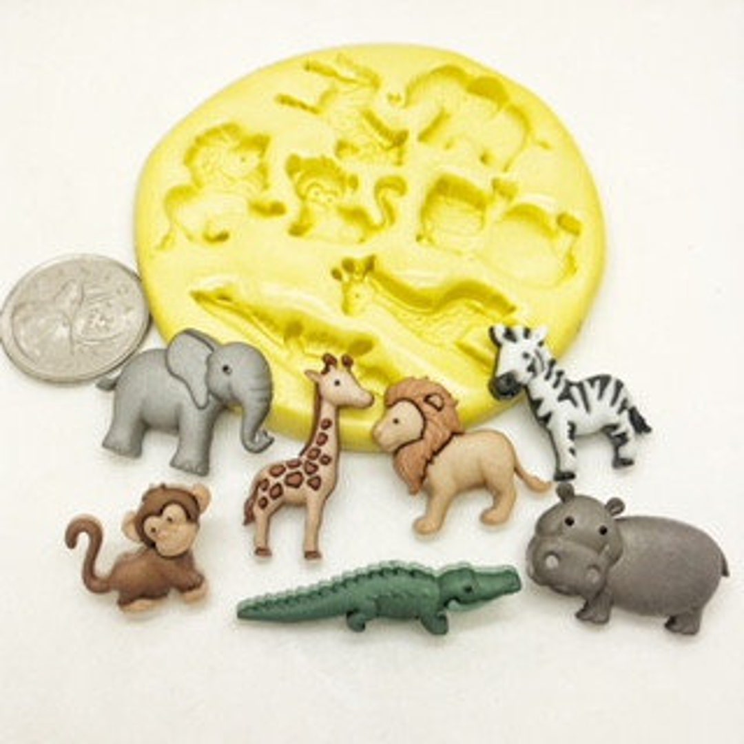 Safari Animals Mold - Etsy