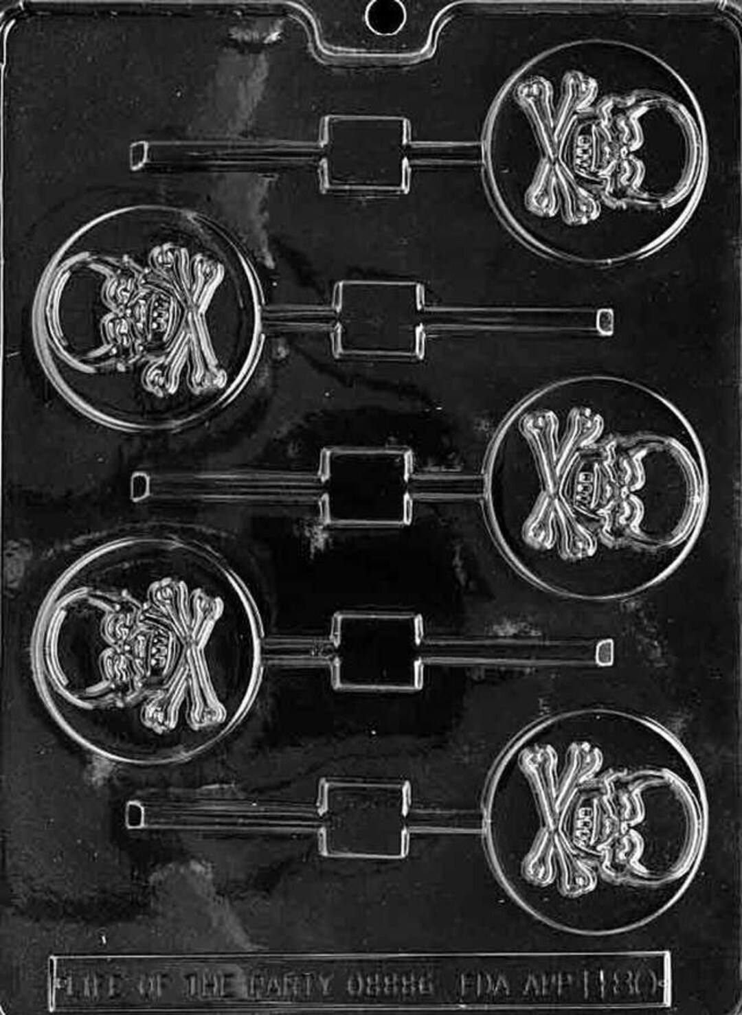 Skull and Cross Bone Lolly Chocolate Mold #279 - Etsy