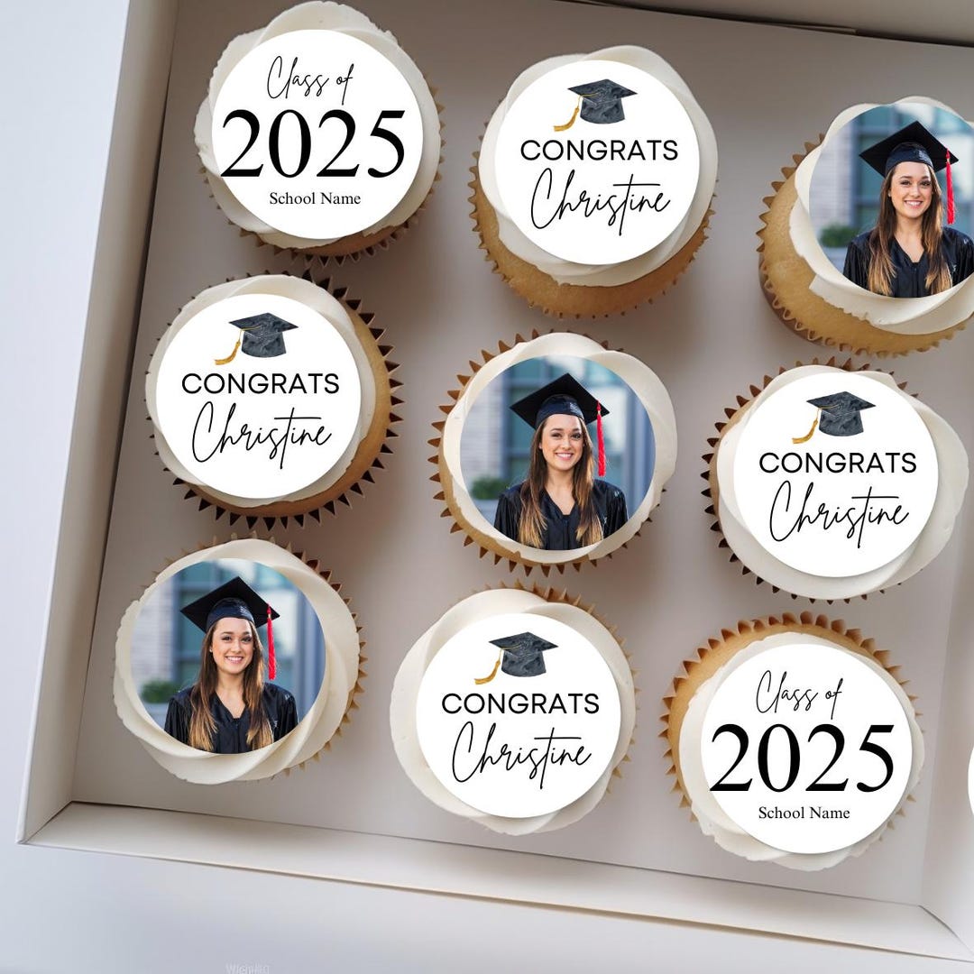 Graduation Custom Edible Image Icing Sheets - Etsy