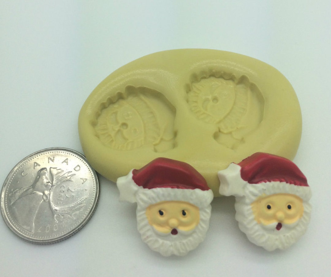 Mini Santa Face Set Silicone Mold - Etsy