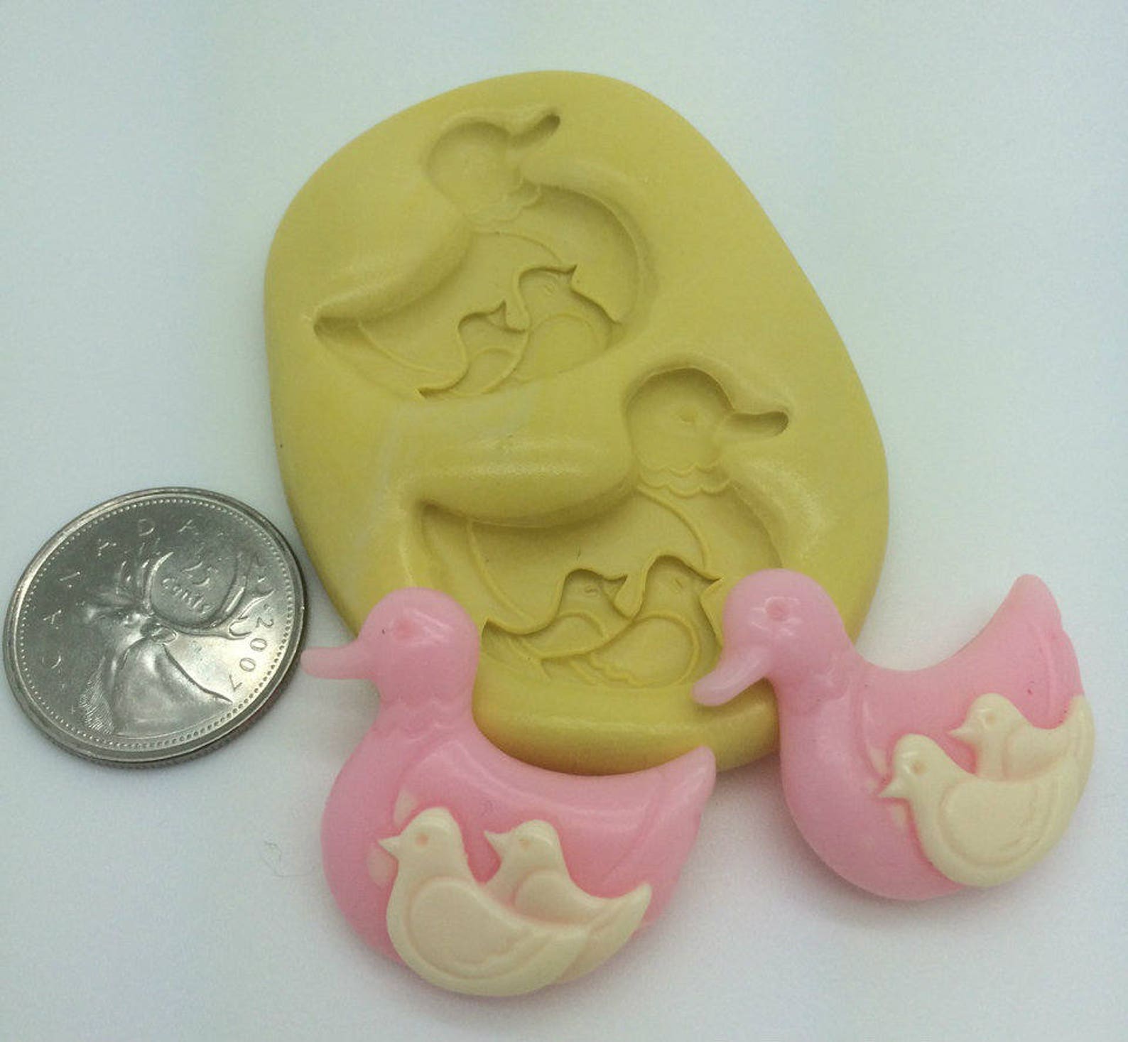Duck and Ducklings Silicone Mold - Etsy