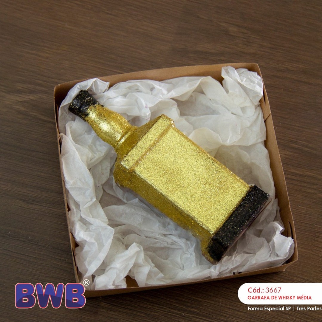 Whiskey Bottle - 3 Part Mold - Etsy