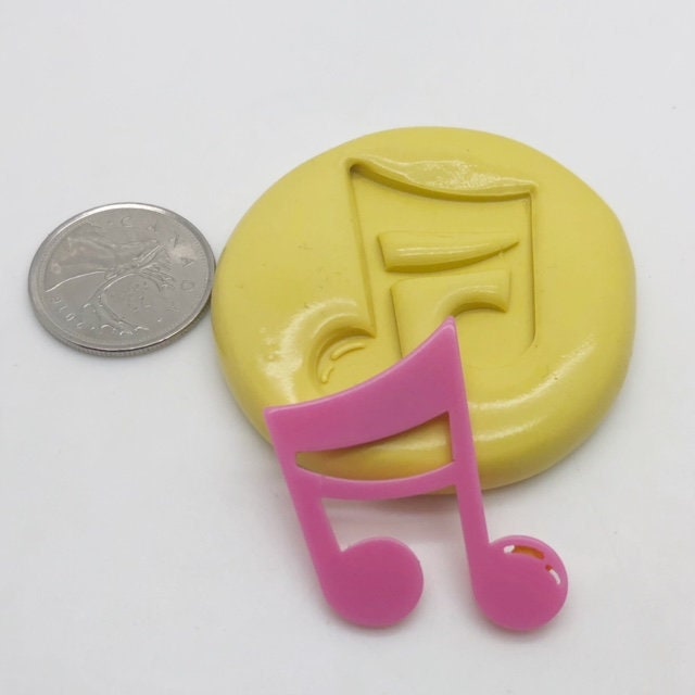 Large Music Note Silicone - Etsy