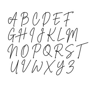 Alphabet Monogram Letter Pick Your Letter Fondant /cookie Embosser - Etsy
