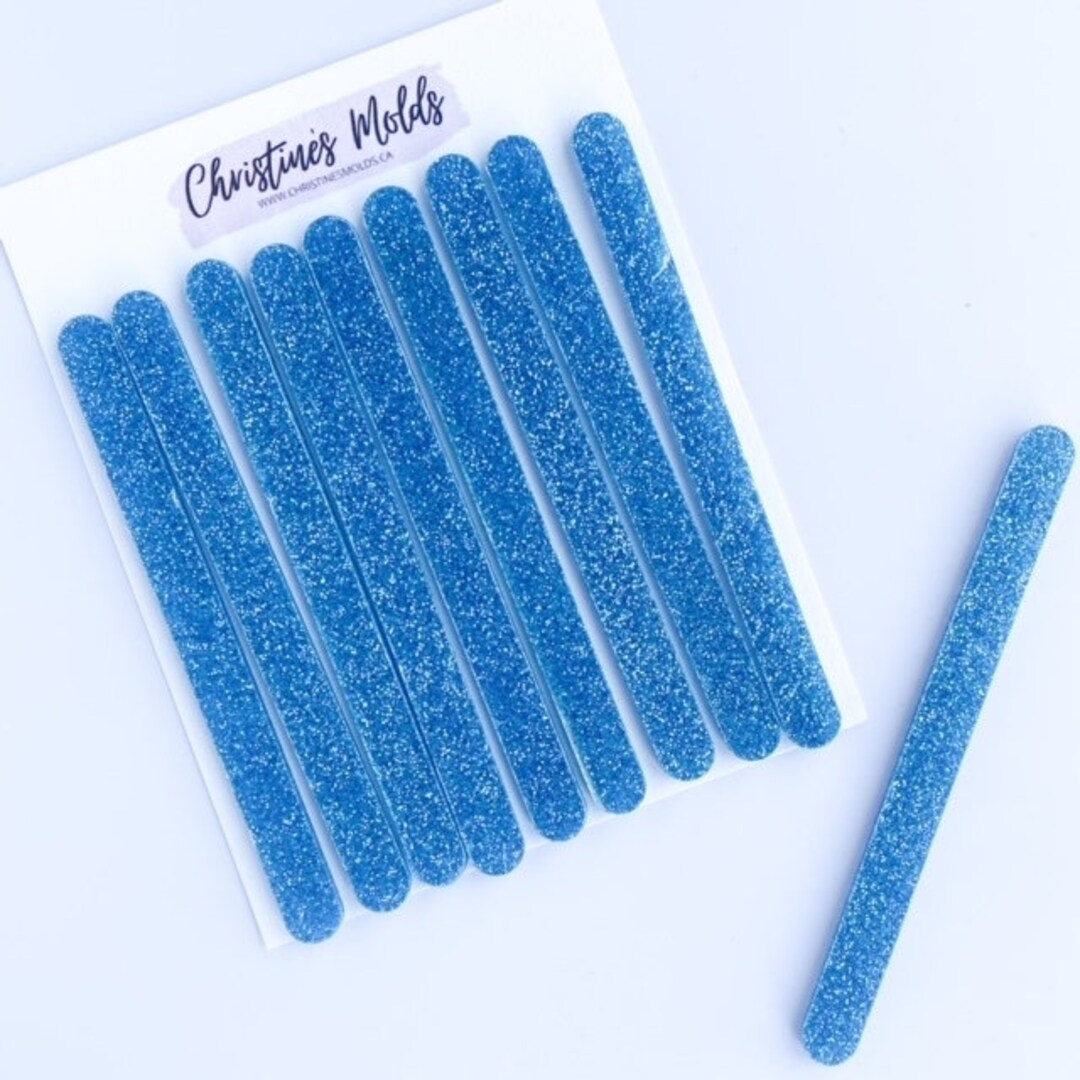Blue Clear Acrylic Cakesicle / Popsicle Sticks - Etsy