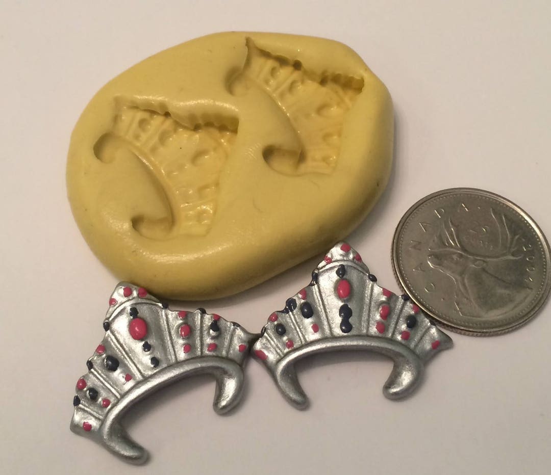 Medium Princess TIARA Crown Set Silicone Mold - Etsy