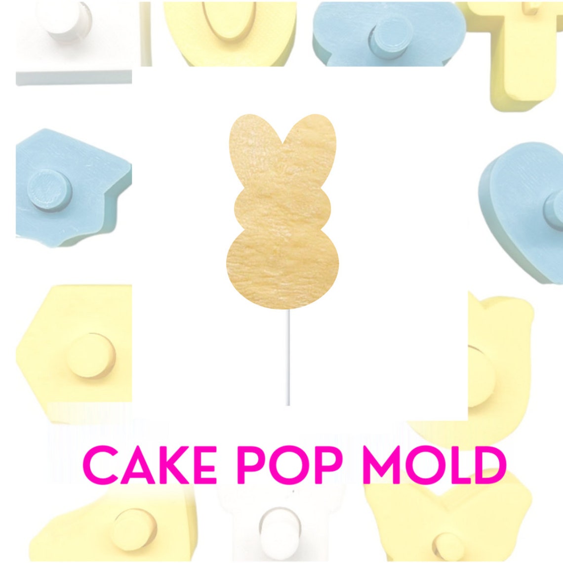 Peep Bunny Cake Pop Mold - Etsy