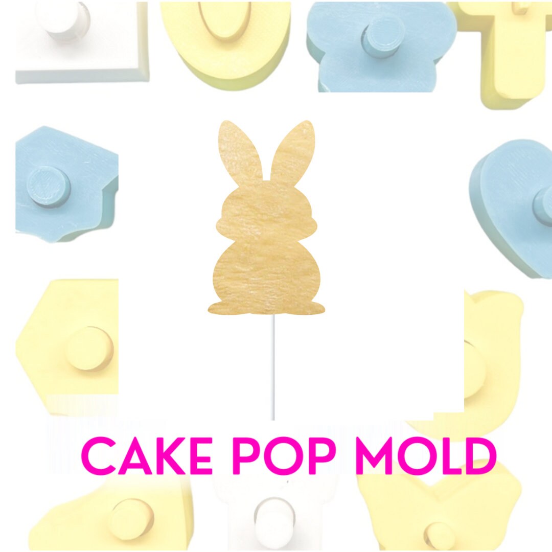 Rabbit Bunny Tall Cake Pop Mold - Etsy