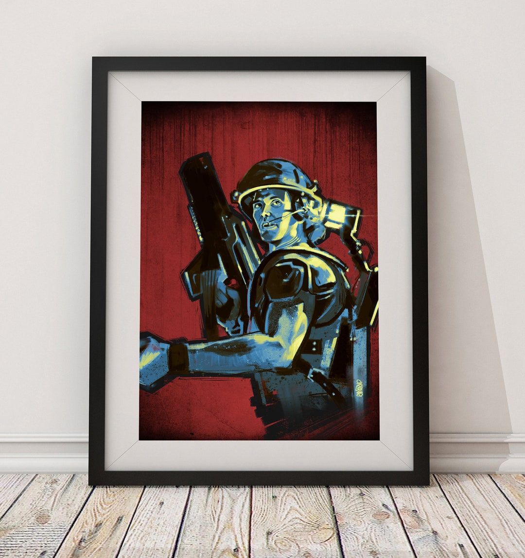 Aliens Movie Corporal Hicks Matte Poster, Science Fiction Wall Art ...