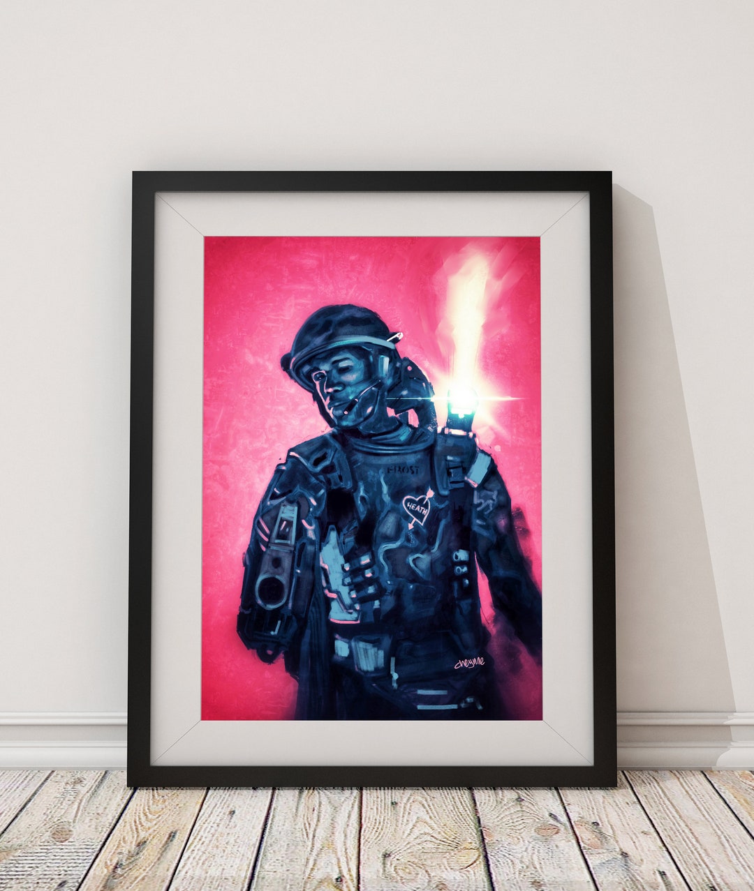 ALIENS - 'frost' (hand Painted, Digital Art Matte Wall Poster) - Etsy