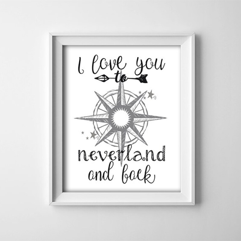 Love You to Neverland - Etsy