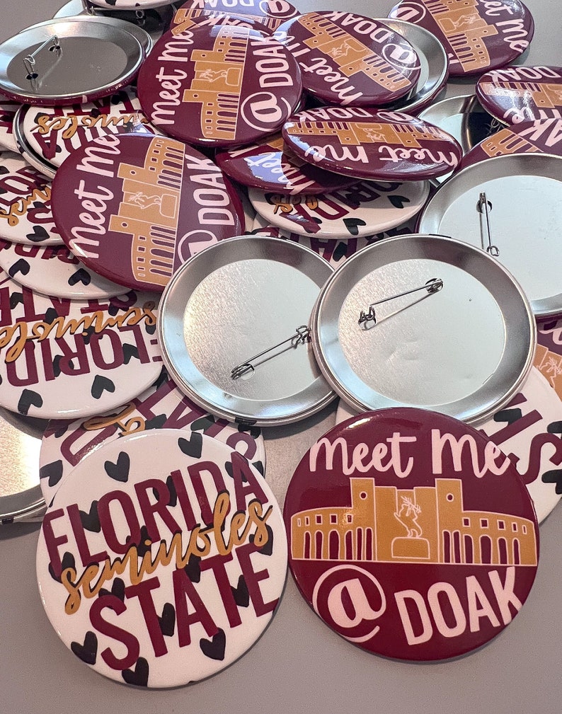 FSU Game Day Buttons - Etsy
