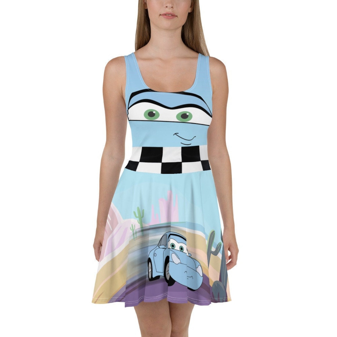 Women's Sally Inspired Dress, Running Costume, Cars Movie, Summer Dress ...
