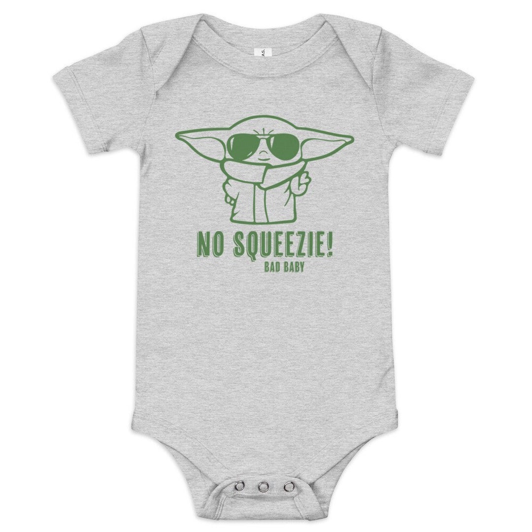 No Squeezie! Bad Baby Grogu Inspired Body Suit, Kids Disney Vacation - Etsy