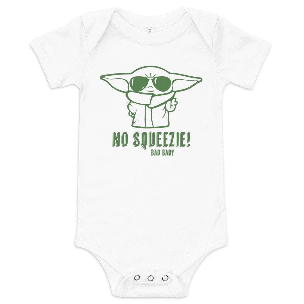 No Squeezie Bad Baby Grogu Inspired Body Suit, Kids Disney Vacation - Etsy