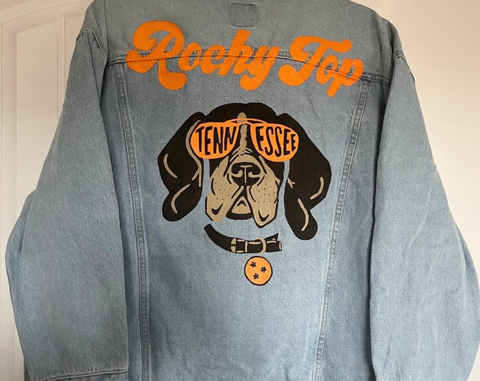 Tennessee Jean Jacket, Tennessee Vols Jacket, Vols Jacket, Tennessee ...