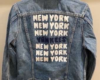 University of Kentucky Denim Jacket MTO | Etsy