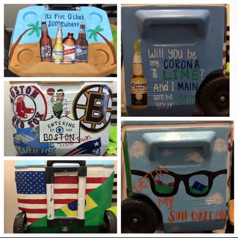 Custom Painted Cooler - Etsy