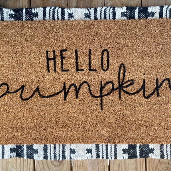 Hello Pumpkin Decor - Etsy