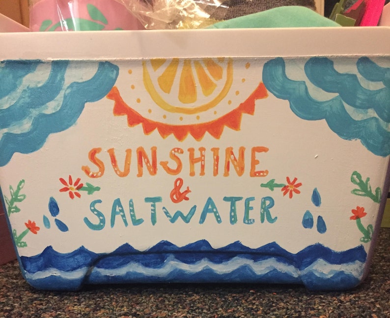 Custom Painted Cooler - Etsy