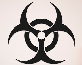 Biohazard Symbol Vinyl Decal Sticker Horror - Etsy