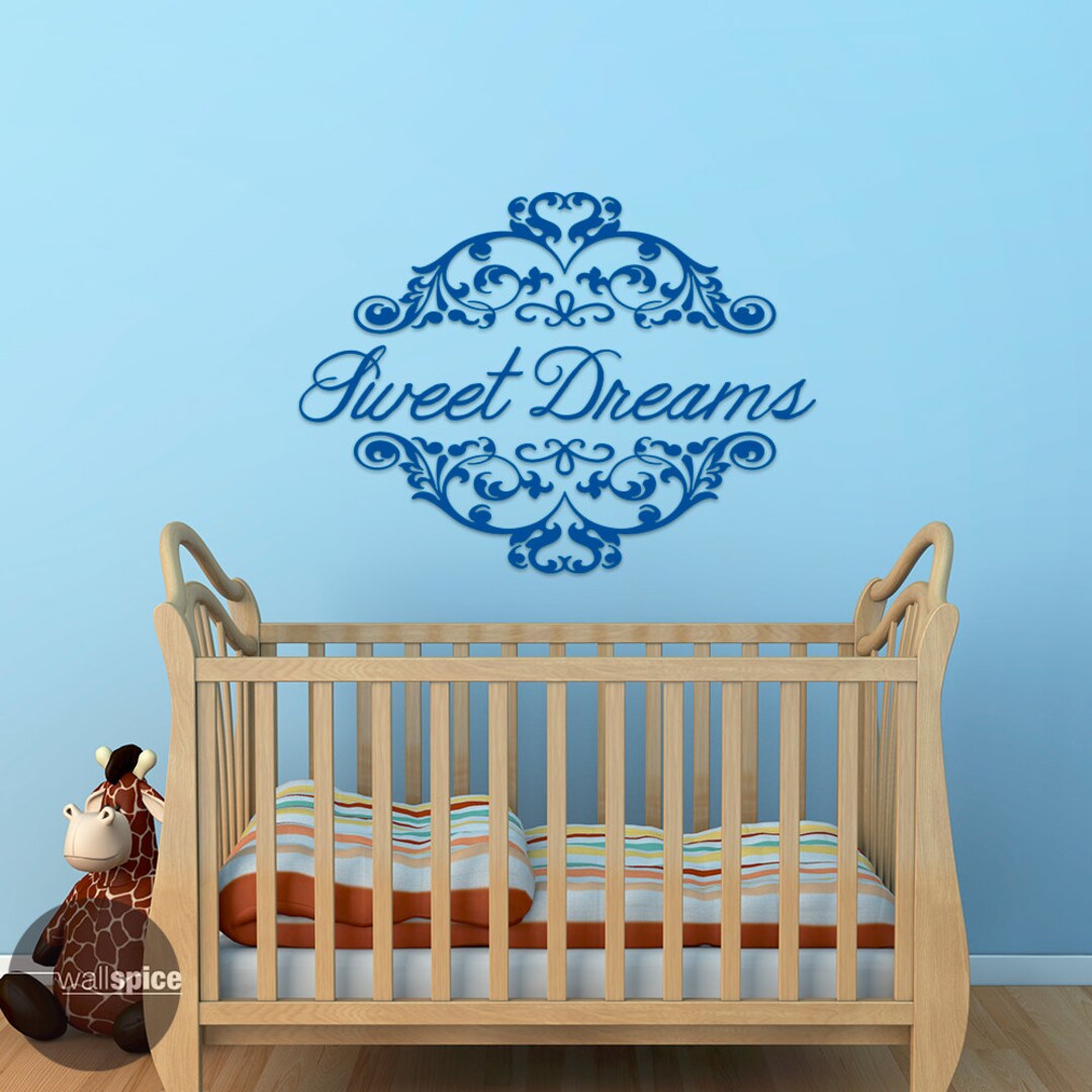 Sweet Dreams Vinyl Wall Decal Sticker Bedroom Nursery - Etsy
