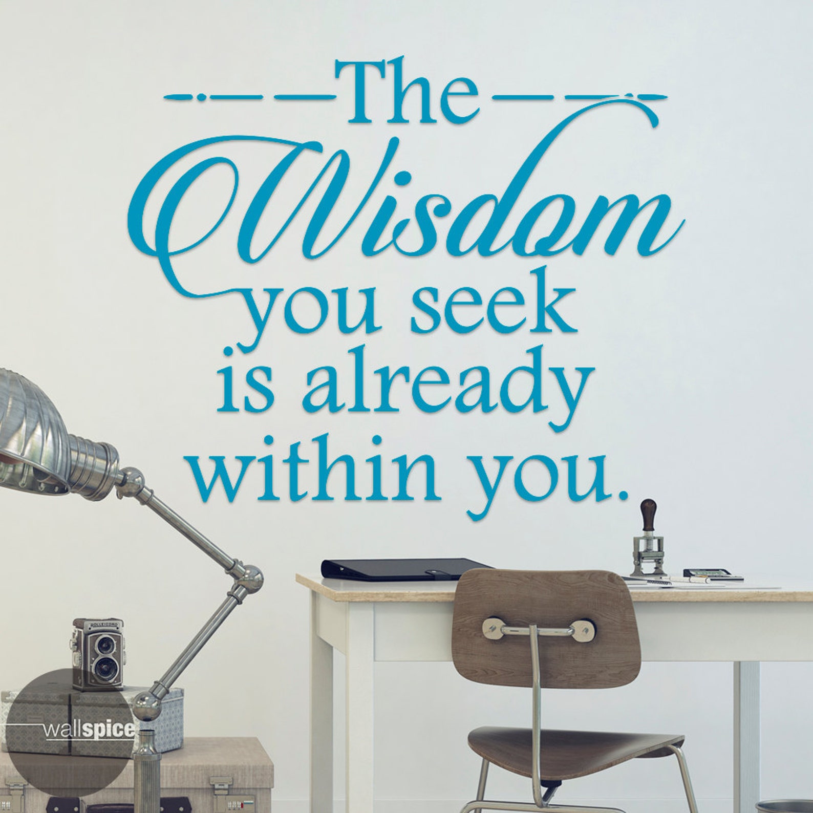 The Wisdom You Seek is Already Within You Vinyl Wall Decal - Etsy