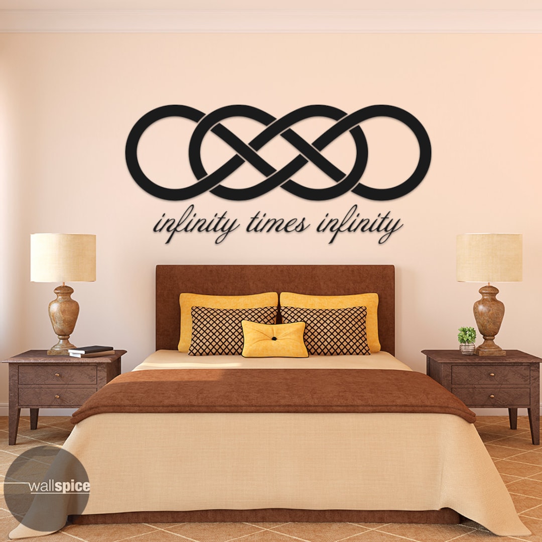 Infinity Times Infinity Vinyl Wall Decal Sticker Double Infinity ...