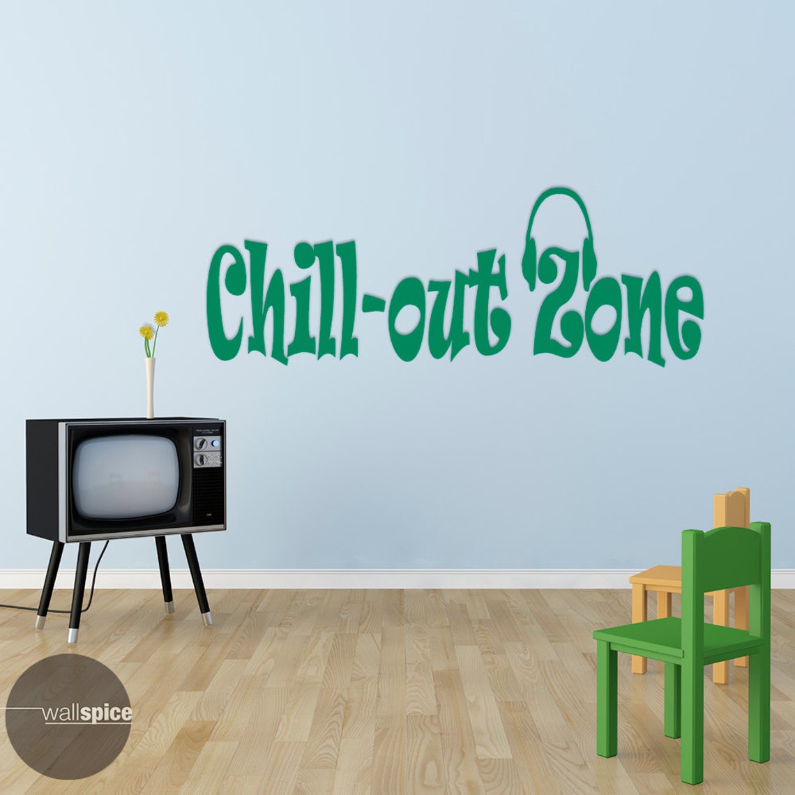 Chill Out Zone Chill-out Vinyl Wall Decal Sticker - Etsy UK