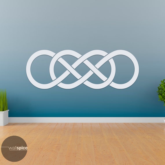 Double Infinity Symbol Blue