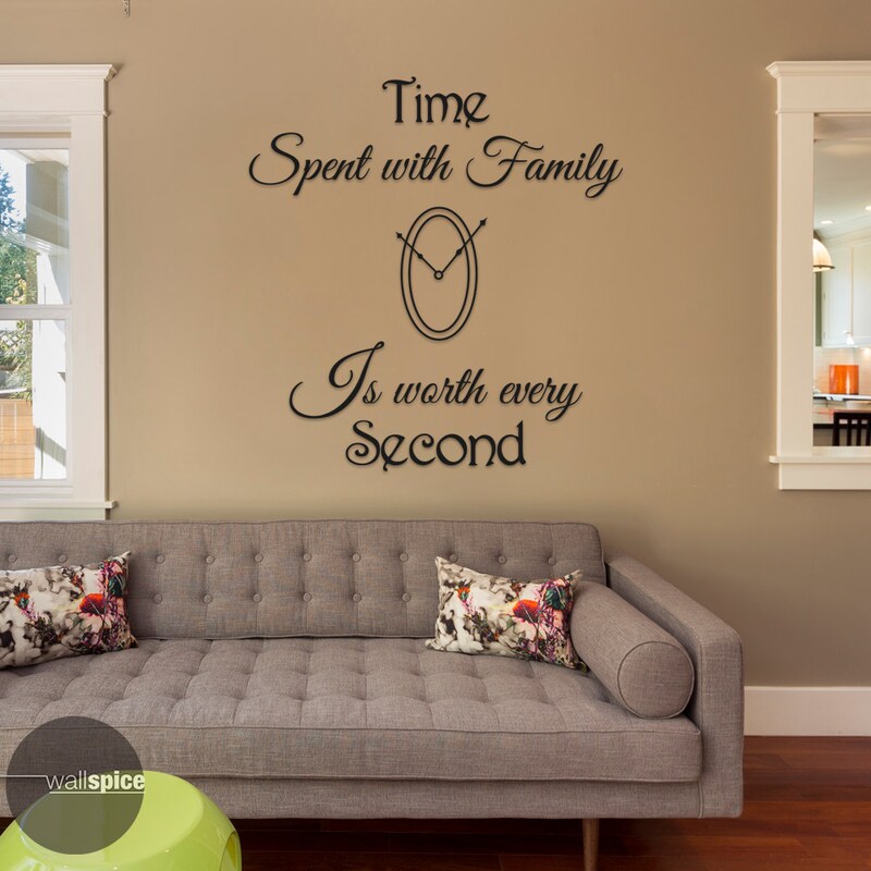 Time Wall Decal - Etsy