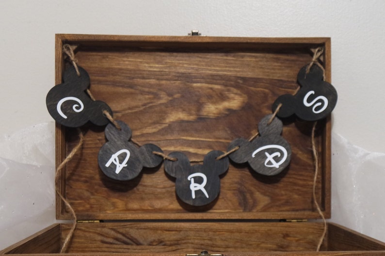 Personalized Disney Card Box Wedding Card Box Disney Wedding | Etsy