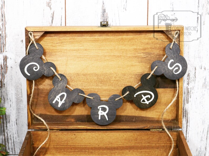 Personalized Disney Card Box Wedding Card Box Disney Wedding | Etsy