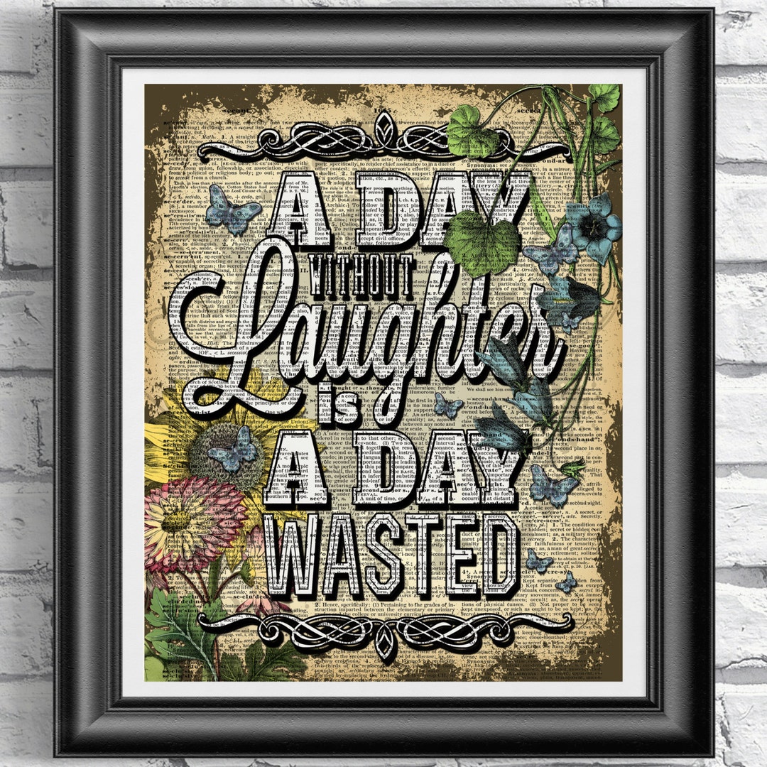 Dictionary Print, Poster Quote, Motivational Wall Art, Inspirational ...