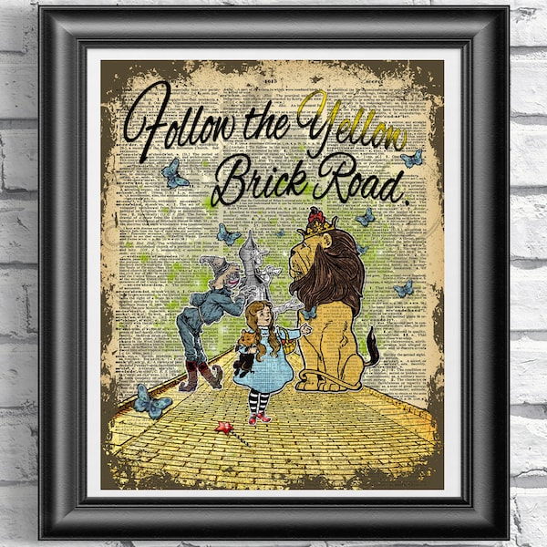 Follow the Yellow Brick Road Svg - Etsy
