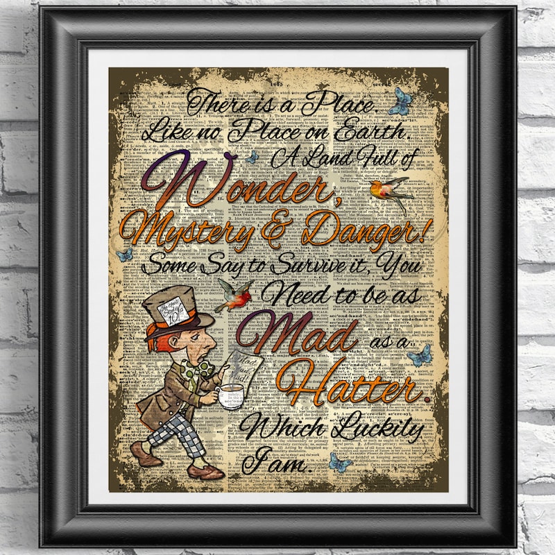 Mad Hatter Print - Etsy